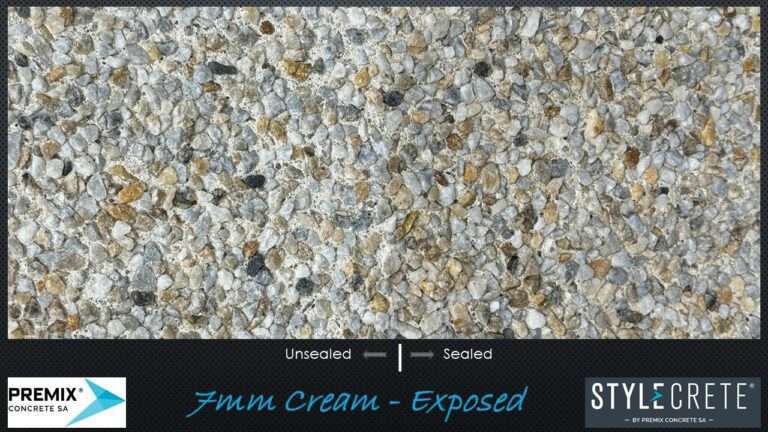 7mm Cream Exposed Aggregate | Durable & Stylish Concrete Finish